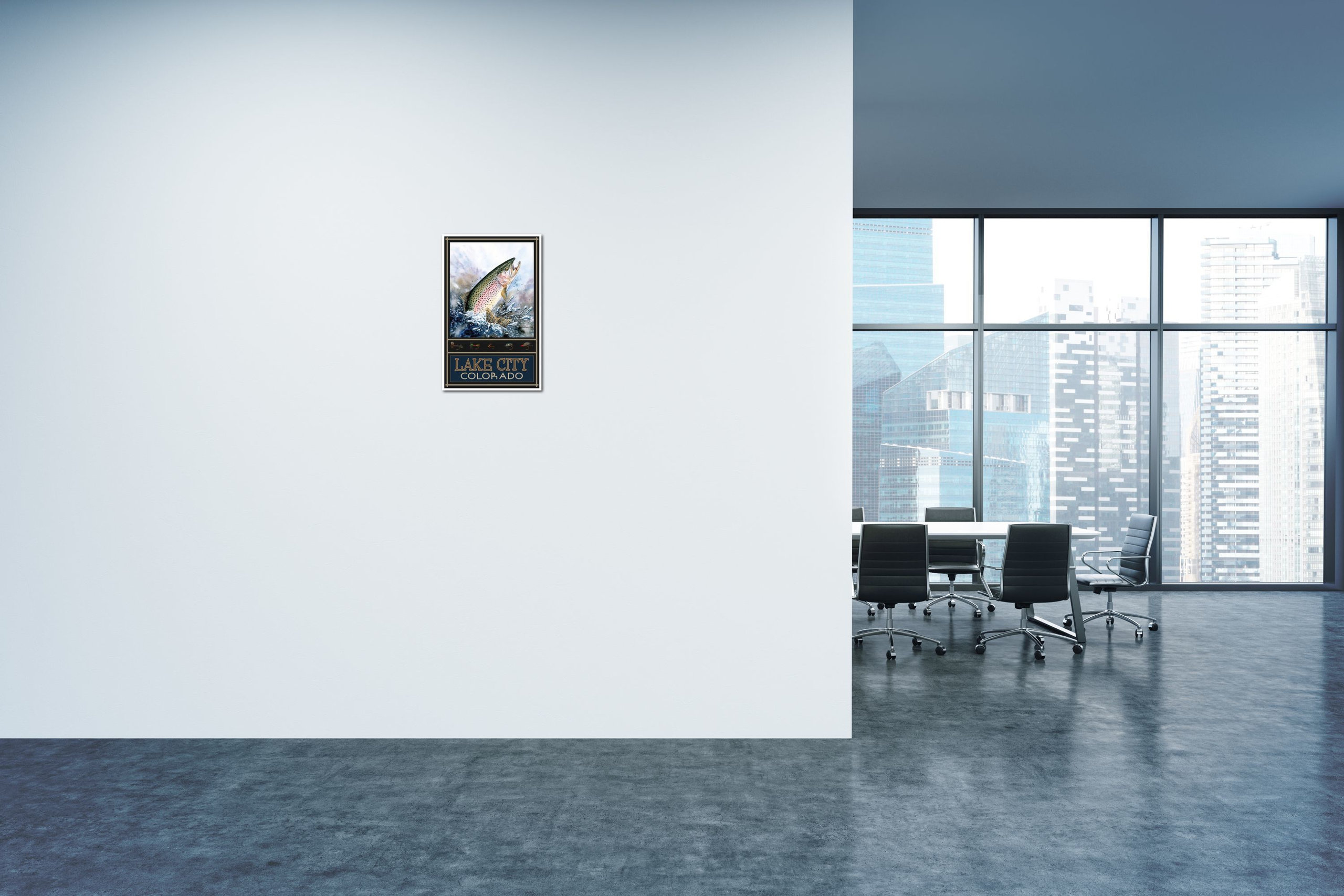 Dave Bartholet Lake City Colorado Art Print, 12"x18" - Rustic - Prints ...