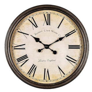 Large Decorative Wall Clock 20" Silent Non Ticking Battery ...