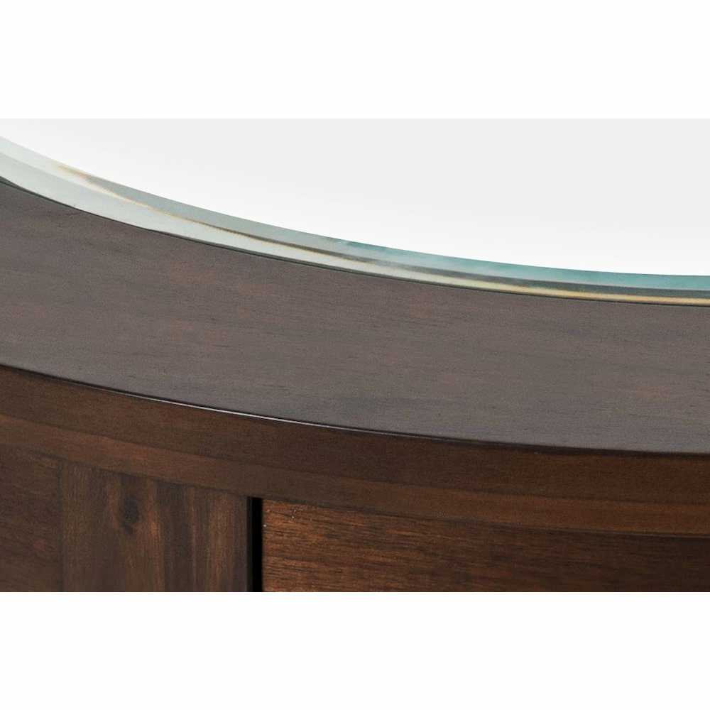 Urban Icon Contemporary 42 Round Counter Height Glass Inlay Dining ...
