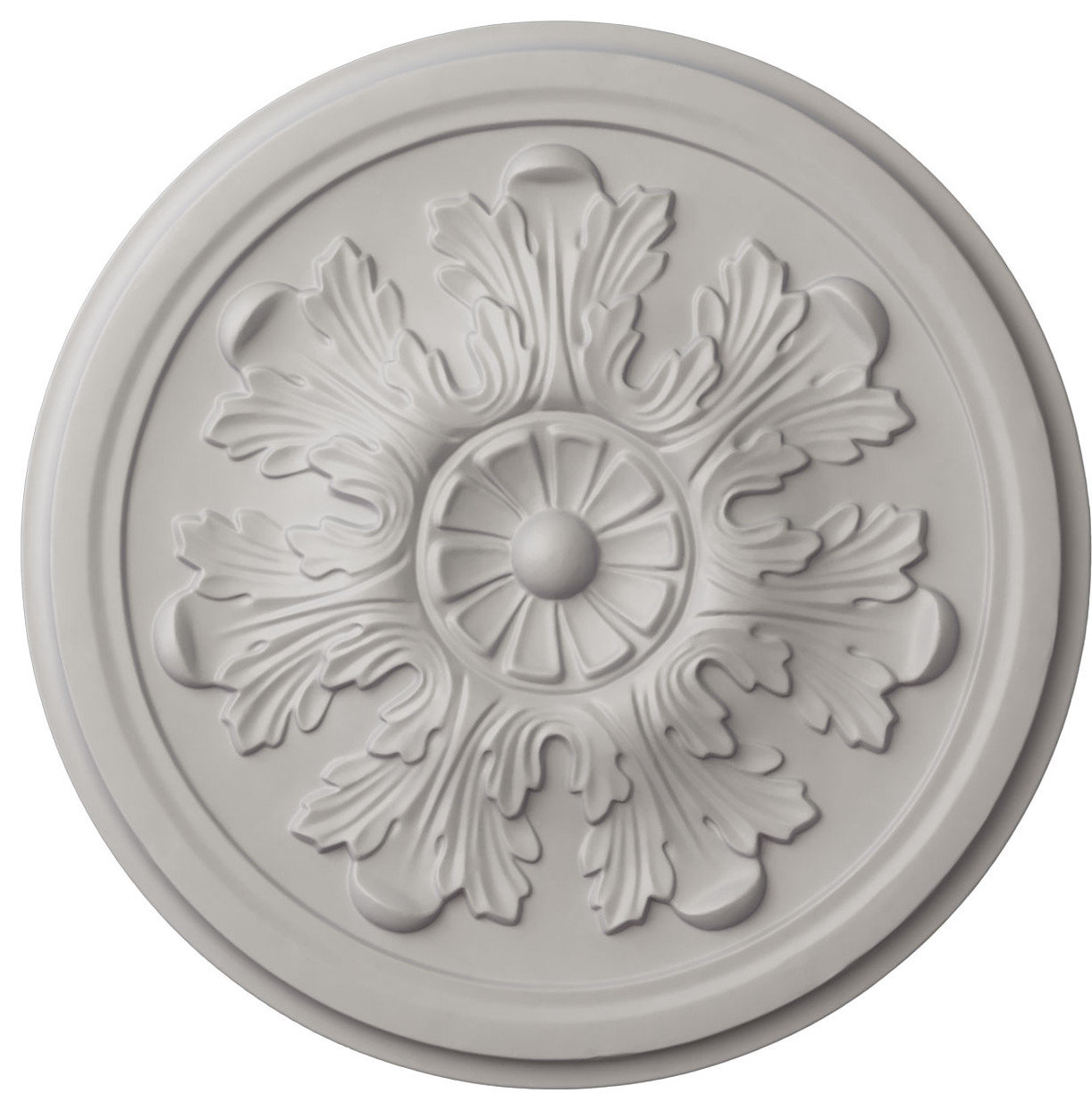 12 3/4"OD x 7/8"P Legacy Acanthus Ceiling Medallion (Fits Canopies up ...