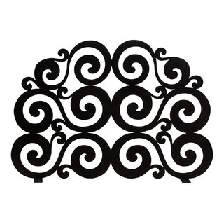 48" Tempest Fireplace Screen - Mediterranean - Fireplace Screens - by ...