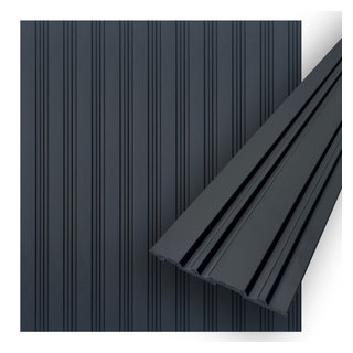 Waterproof Slat Panel, Pack of 6 - Contemporary - Wall Panels - by Euro ...