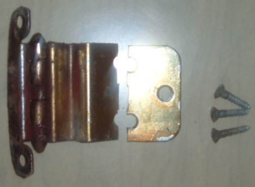 Vintage cabinet hinge cracked. Is this replacement compatible?