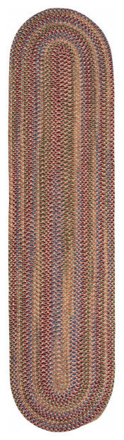Colonial Mills Rug Worley Runner Red Runner, Oval, 2X8 - Contemporary ...