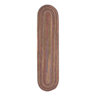 Colonial Mills Rug Worley Runner Red Runner, Oval, 2X8 - Contemporary ...