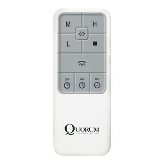 Ac Motor Remote / LED Fan Accessory, White - Modern - Ceiling Fan ...