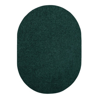 Furnish My Place Forest Green Solid Color Rug Made In Usa, 2' x 10 ...