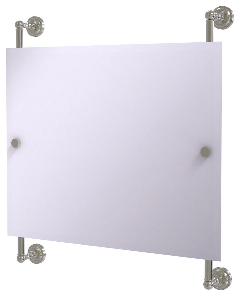Dottingham Landscape Rectangular Frameless Rail Mounted Mirror ...
