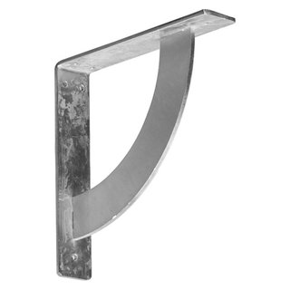 1 1/2"Wx5 1/2"Dx8"H Edwards Wrought Iron Bracket, Single Center Brace ...
