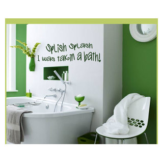 Splish... Splash... I was taking a bath Vinyl Wall Decal ...