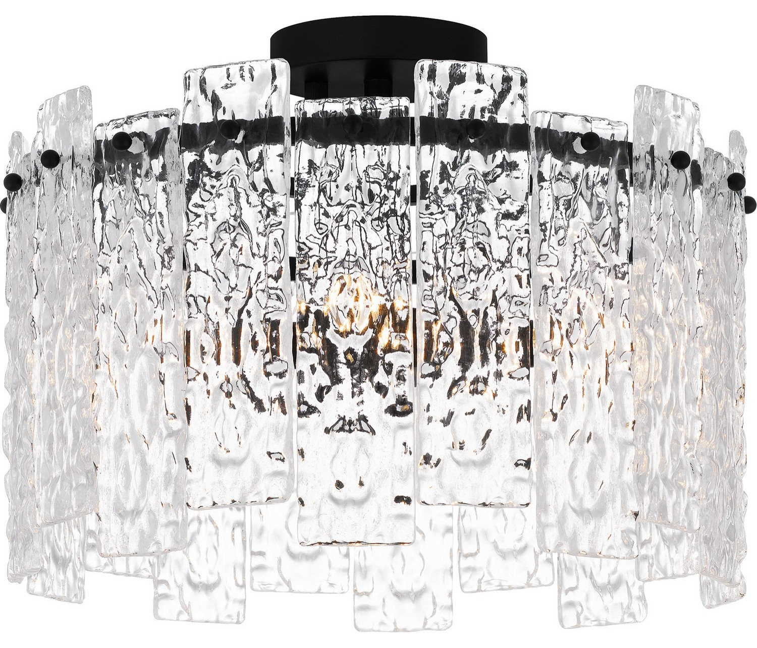 Quoizel Caspian Four Light Semi Flush Mount - Contemporary - Flush ...
