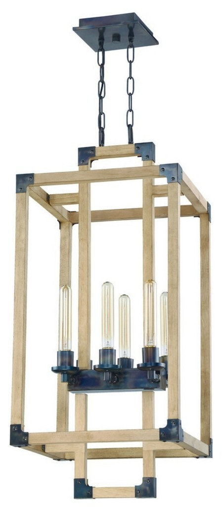 41536-FSNW Craftmade Cubic 6 Light 15 3/4" Incandescent Pendant ...