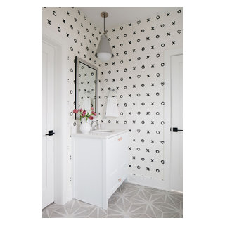 Girls Bathroom Ideas - Shabby-chic Style - Powder Room - Chicago - by ...