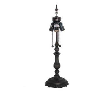 23" High Classic 3 Light Table Base - Traditional - Lamp Bases - by ...