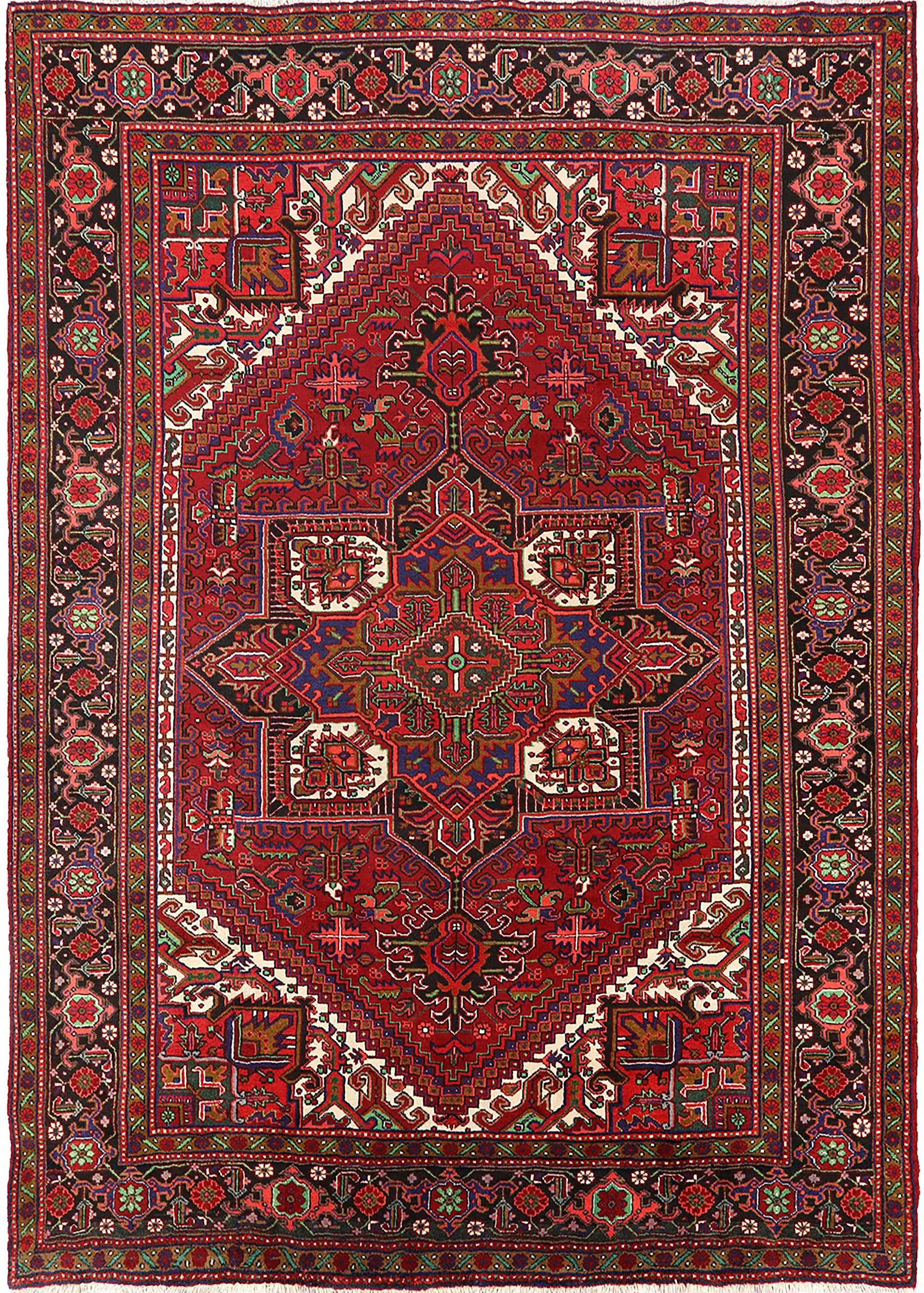 Ahgly Company Indoor Rectangle Mid-Century Modern Area Rugs, 5' x 7', 2 ...