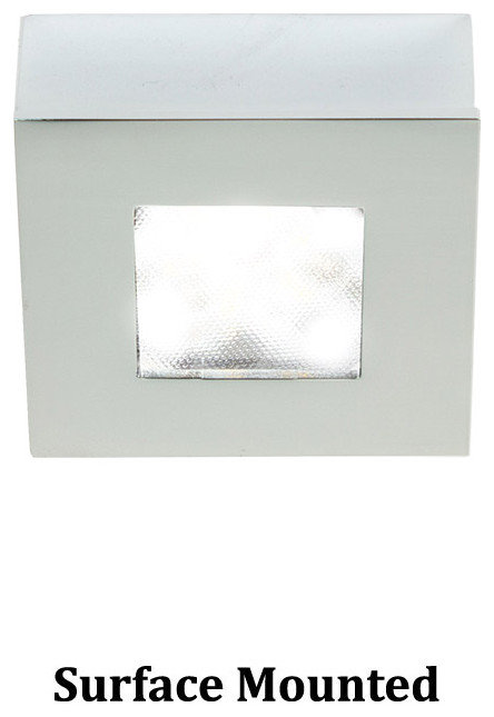 WAC Lighting Square LED 24V Button Light 1-Light in Chrome, 2.250 ...
