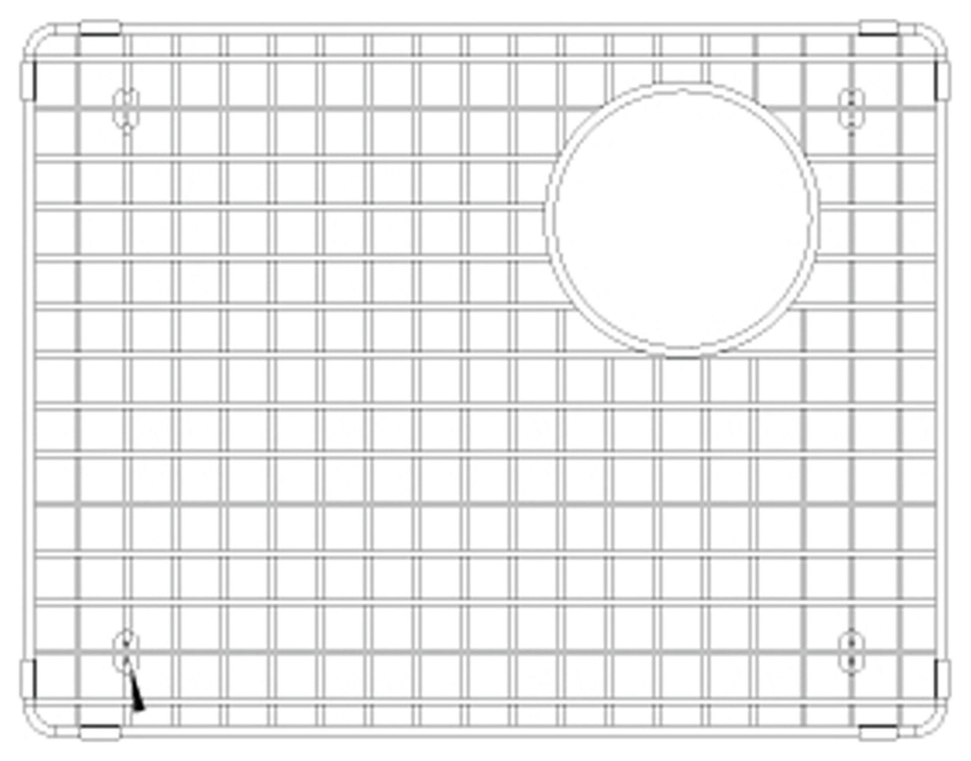 Blanco 231640 Stainless Steel Basin Rack for Precis Cascade Sink ...