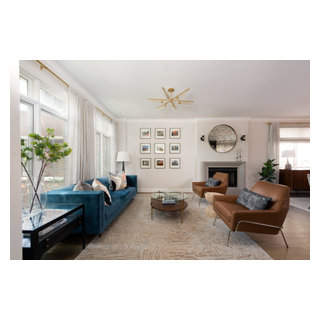 Logan Square: Dickens - Contemporary - Living Room - Chicago - by ...