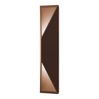 Sonneman Prisma 1 Light Tall LED Wall Sconce, Textured Bronze ...