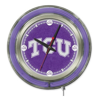 TCU Neon Clock - Contemporary - Wall Clocks - by Holland Bar Stool ...
