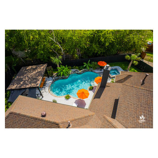 Tropical Rainforest - Asian - Pool - Dallas - by Selah Pools & Spas | Houzz