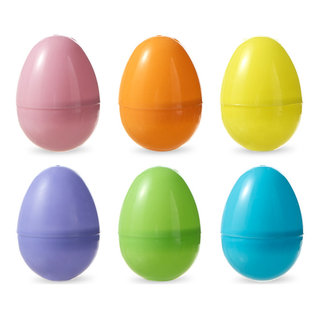 2.25"H Easter Plastic Fillable Eggs, 90-Pack - Modern - Holiday Accents ...