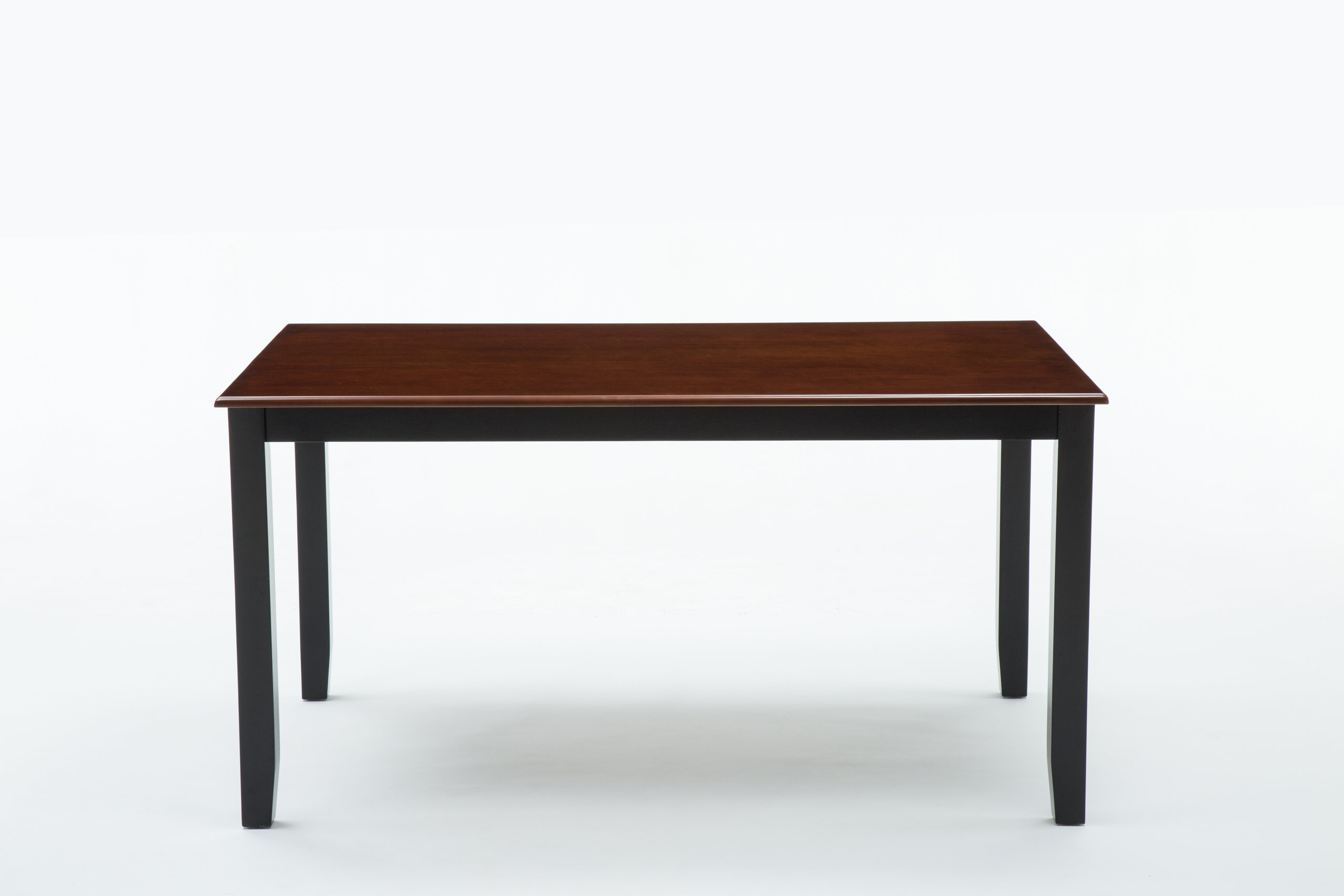Bloomington Dining Table, Black/Cherry - Transitional - Dining Tables ...