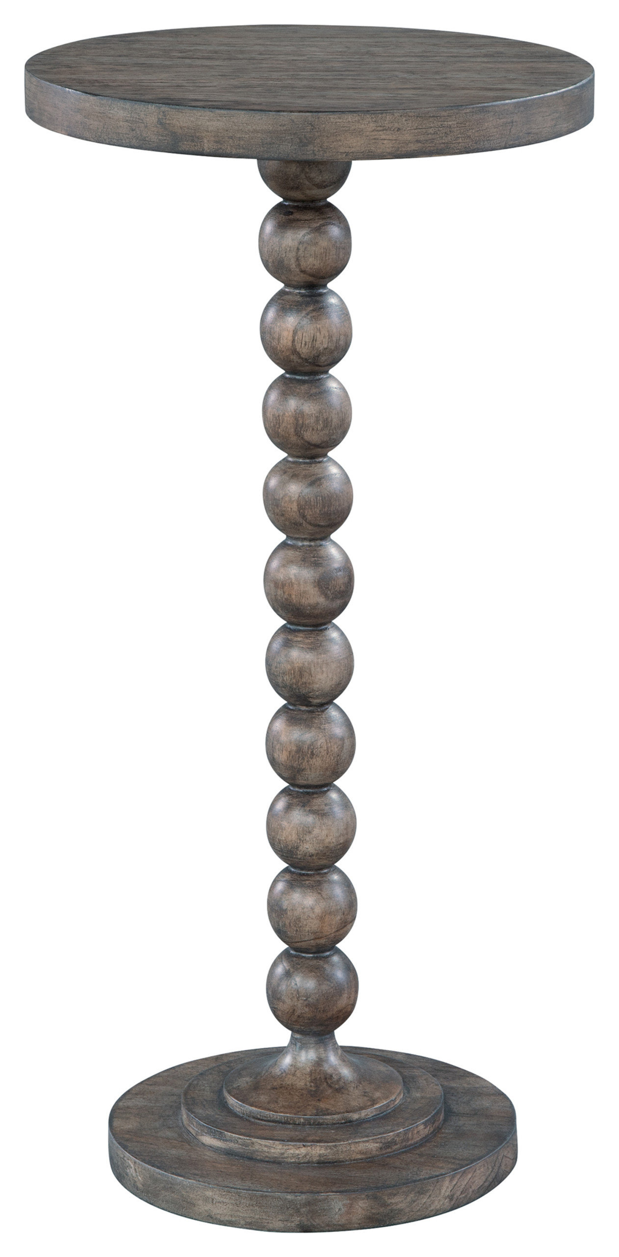 Navesink Beaded Post Chairside Table - Traditional - Side Tables And ...