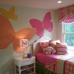 Purple butterfly room
