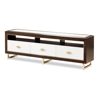 Belmont Place Media Cabinet Espresso - Contemporary - Entertainment ...