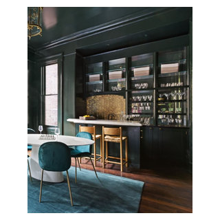 West Village Townhouse - Transitional - Home Bar - New York - by ...