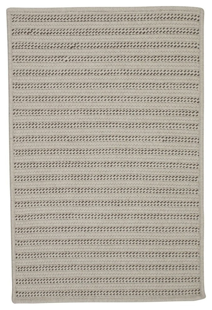 Sunbrella Booth Bay Rug, Mink, 5'x7', 5'x7' - Farmhouse - Outdoor Rugs ...