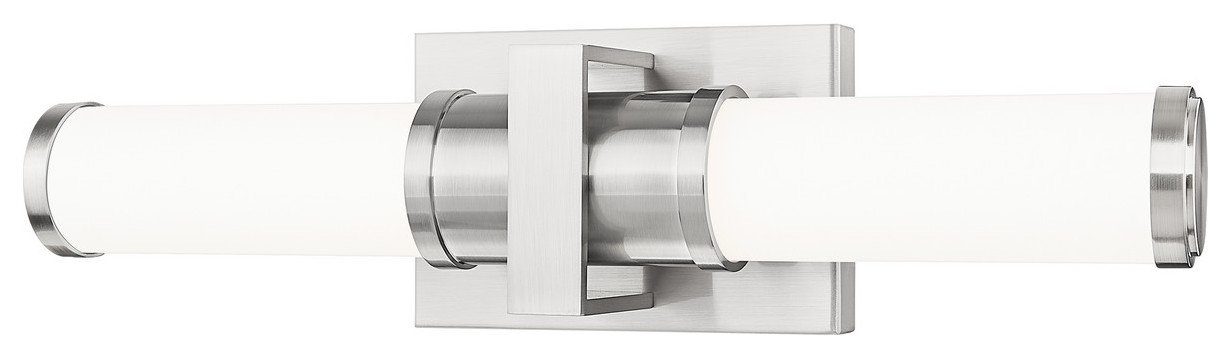 Idris LED Vanity in Brushed Nickel - Transitional - Bathroom Vanity ...