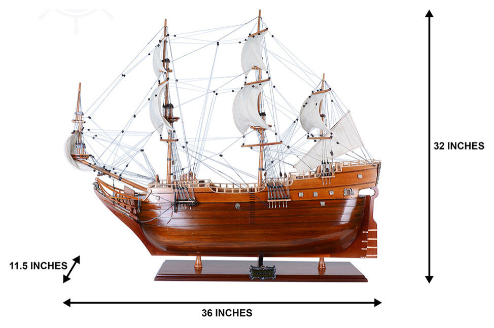 Arabella Museum-quality Fully Assembled Wooden Model Ship - Beach Style ...