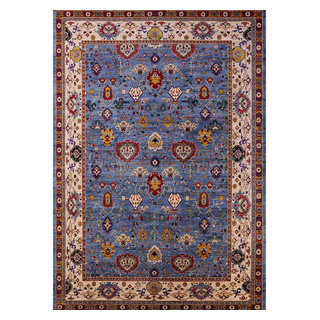 Ahgly Company Indoor Rectangle Mid-Century Modern Area Rugs, 5' x 7', 3 ...