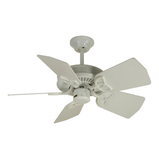 Craftmade K10743 30``Ceiling Fan Piccolo White - Traditional - Ceiling ...