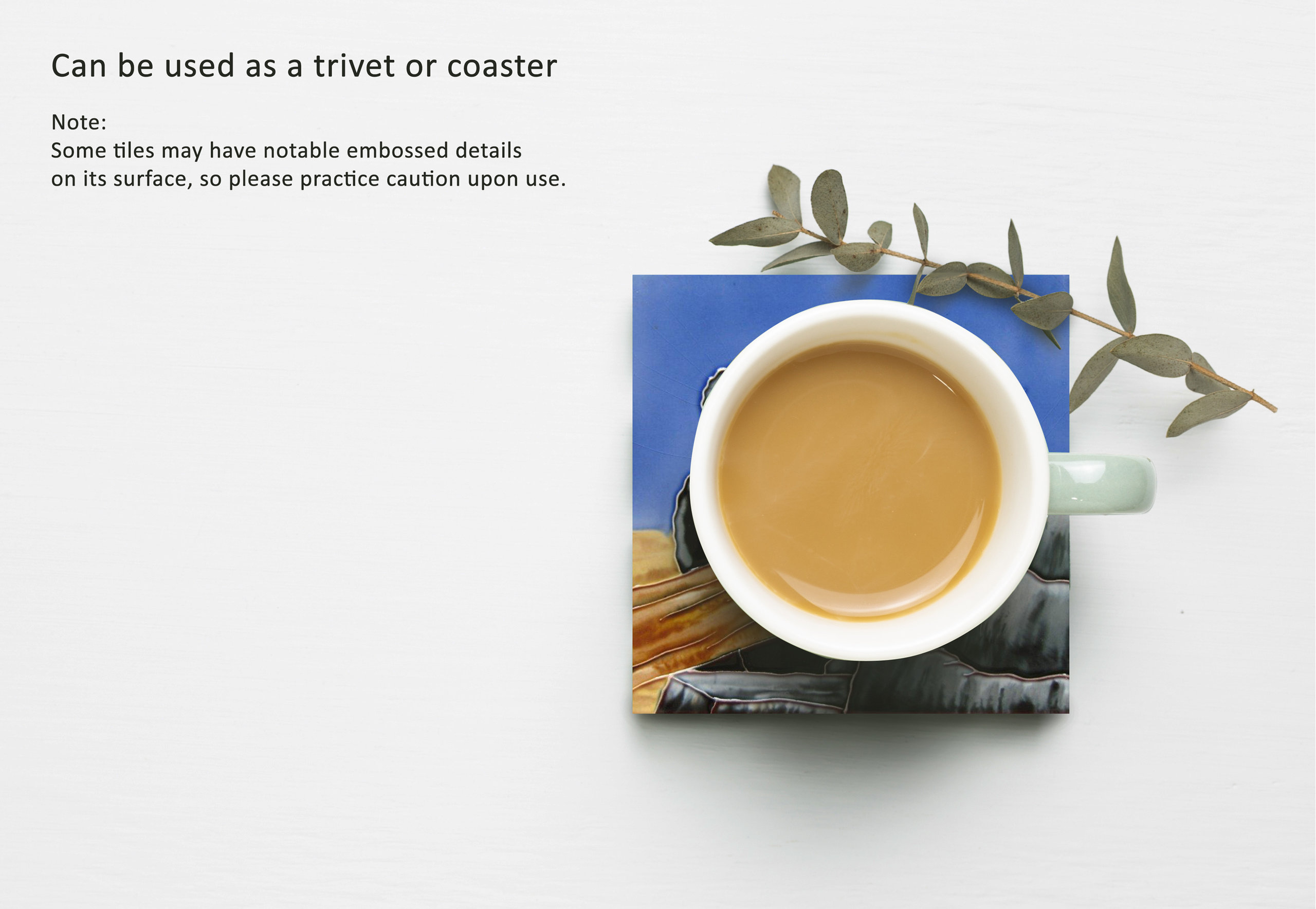 4x4" Panda Art Tile Ceramic Drink Holder Coaster - Asian - Trivets - by ...