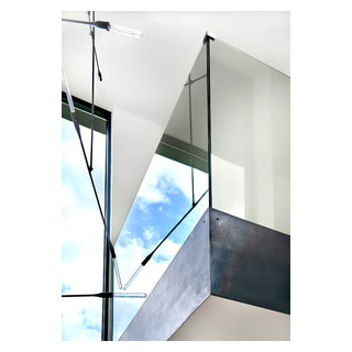 Glass Railing Loft and Modern Light Fixture - Contemporary - Chicago ...