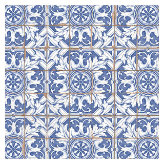 Kings Campania Minori Ceramic Floor and Wall Tile - Traditional - Wall ...