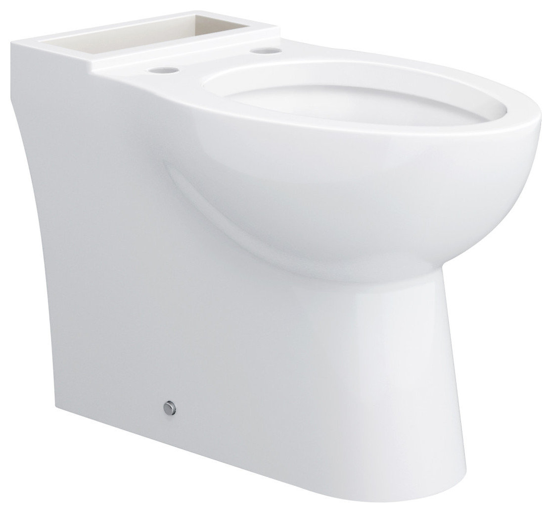 PROFLO PF3002S Pogo Elongated Toilet Bowl Only - Contemporary - Toilets ...