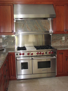 Warming shelf with range top