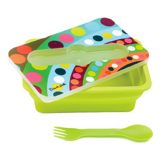 Silicone Single Pop Up Lunch Box, Ziggy - Eclectic - Lunch Boxes And ...