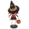 Lori Mitchell Trixie Polyresin Witch Halloween Pumpkin 10755, 7.75 In H ...