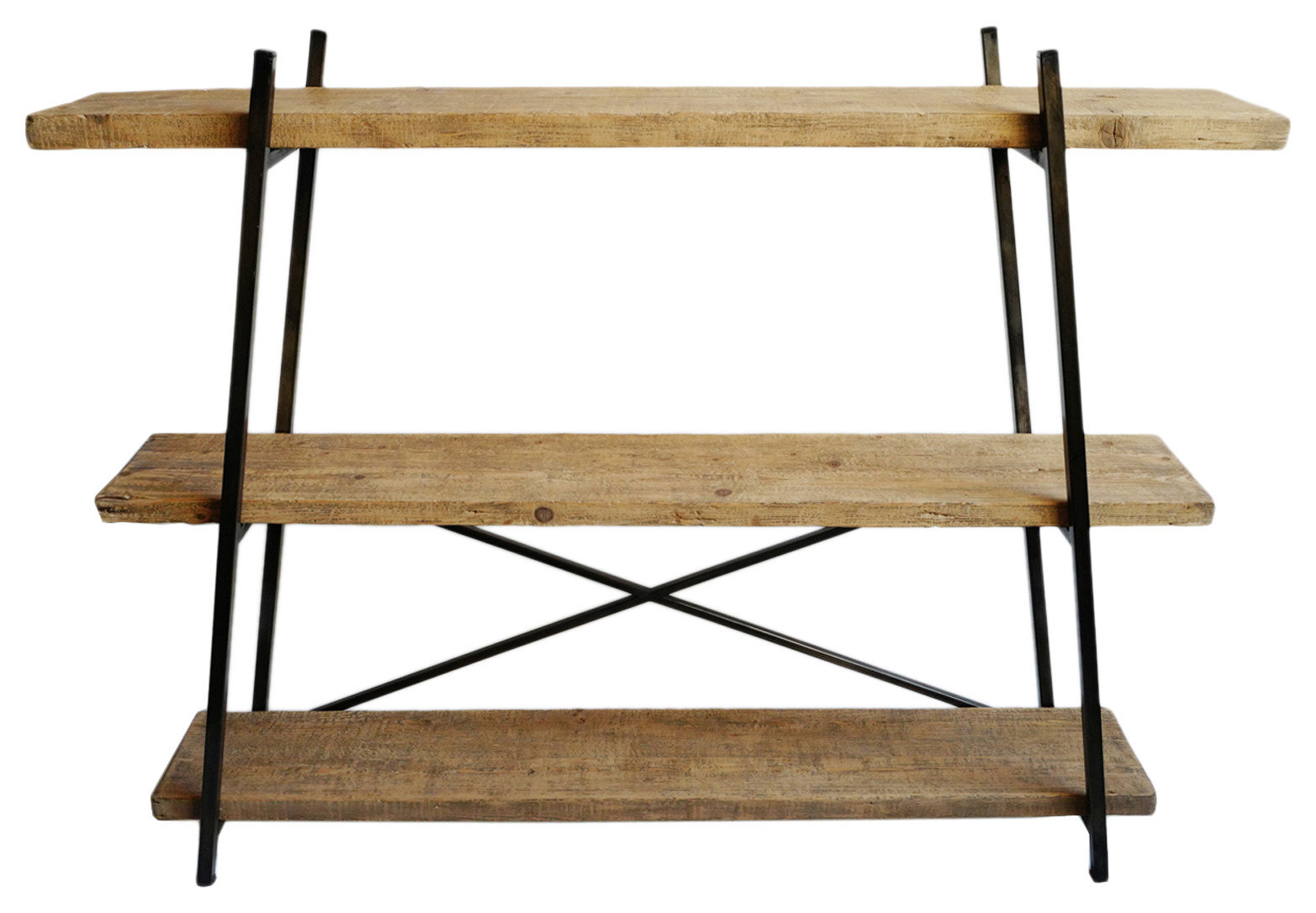 Salvaged Plank Tilt Shelf - Industrial - Display And Wall Shelves - by ...