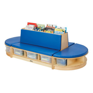 Jonti-Craft Read-a-Round 3 Piece Set - Blue - Contemporary - Kids ...
