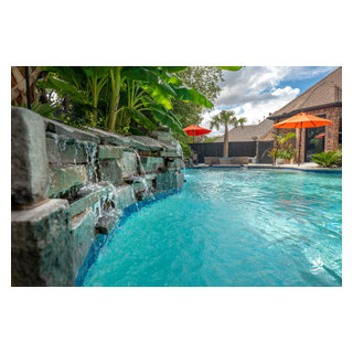 Tropical Rainforest - Asian - Pool - Dallas - by Selah Pools & Spas ...