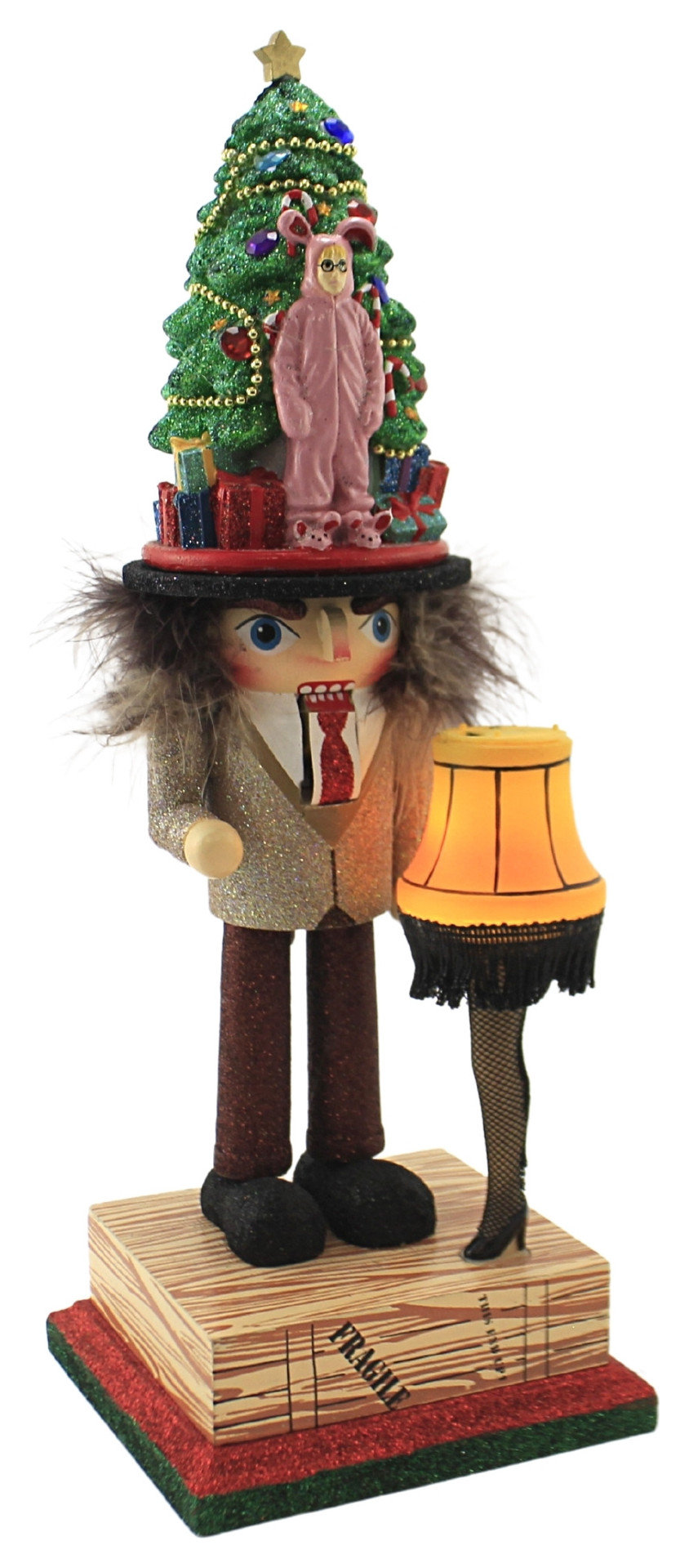 Christmas Christmas Story Nutcracker Leg Lamp Ralphie Rabbit, 15.5 In H ...