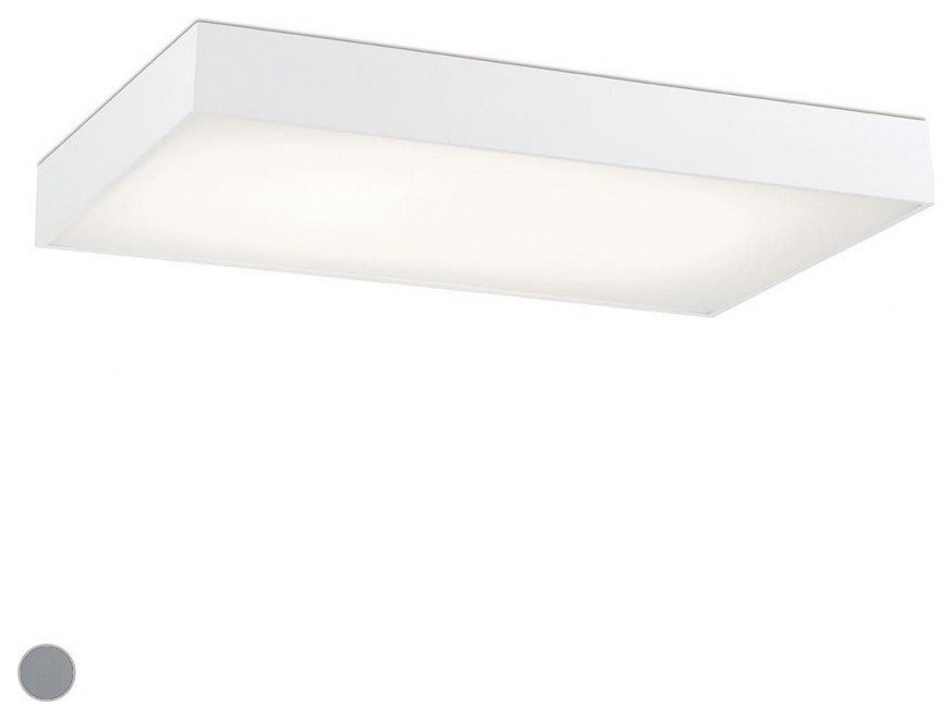 24W 1 LED Rectangular Flush Mount - 24.75 Inches Wide by 2.75 Inches ...