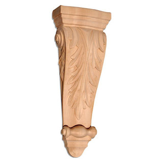 Portland Extra Small Wood Corbel, Cherry - Traditional - Corbels - by ...