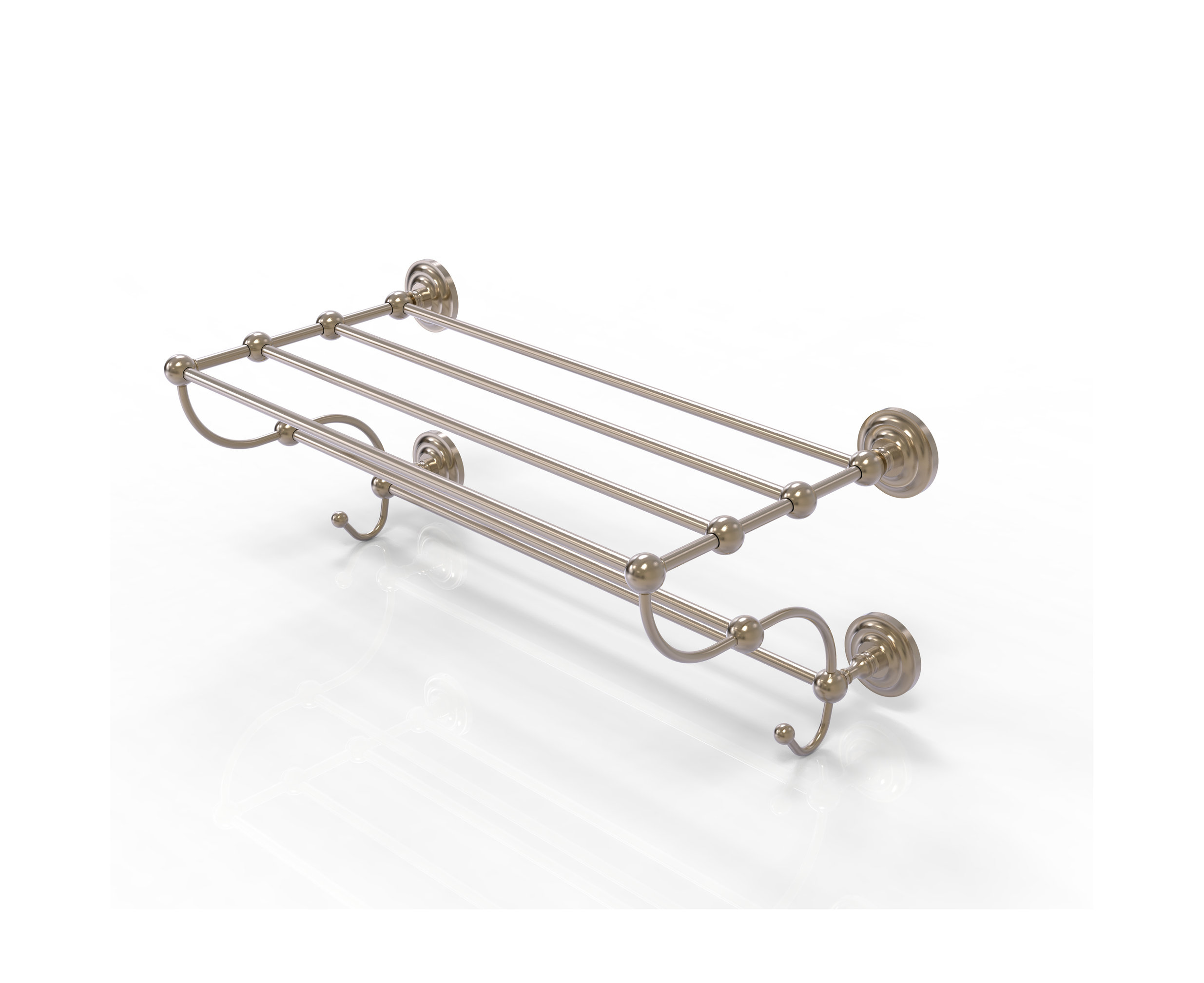 Allied Brass Prestige Que New Collection 36"Train Rack Towel Shelf ...